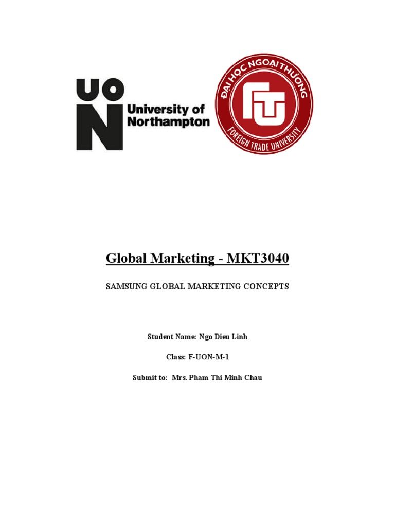 Samsung Global Marketing Final | PDF | Samsung Electronics | Samsung