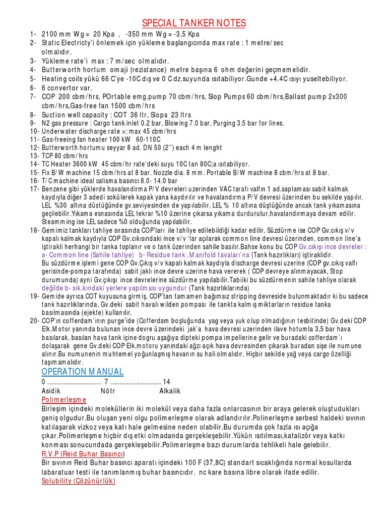 Chemical Notes | PDF