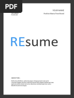 Glints CV Template | PDF