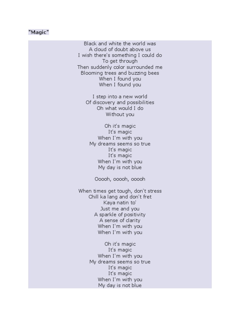 Magic | PDF