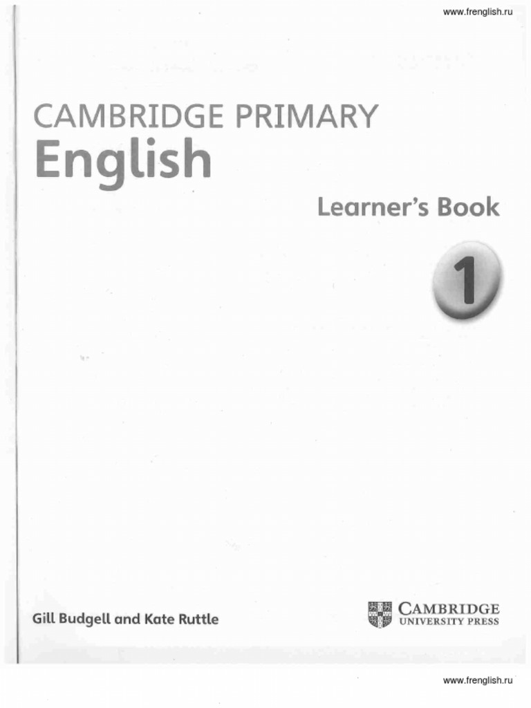 Cambridge Primary English 1 LB | PDF