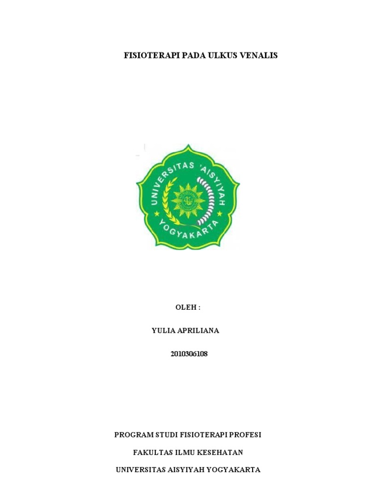 Fisioterapi untuk Ulkus Venalis | PDF
