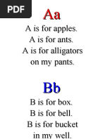 Ants on the Apple Phonics Song | PDF