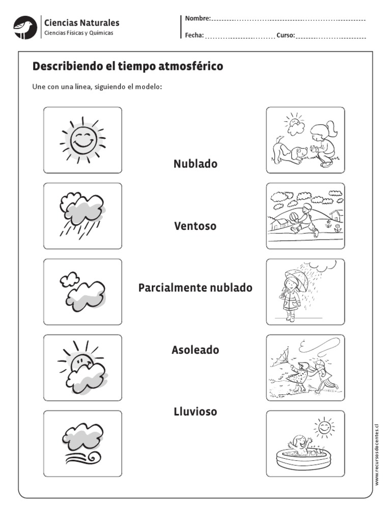 Actividades Sobre El Clima Primaria