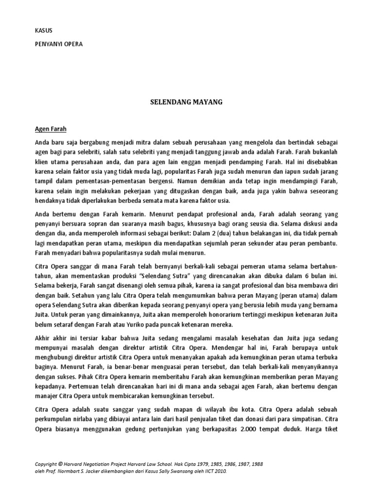 Selendang Mayang - Farah | PDF