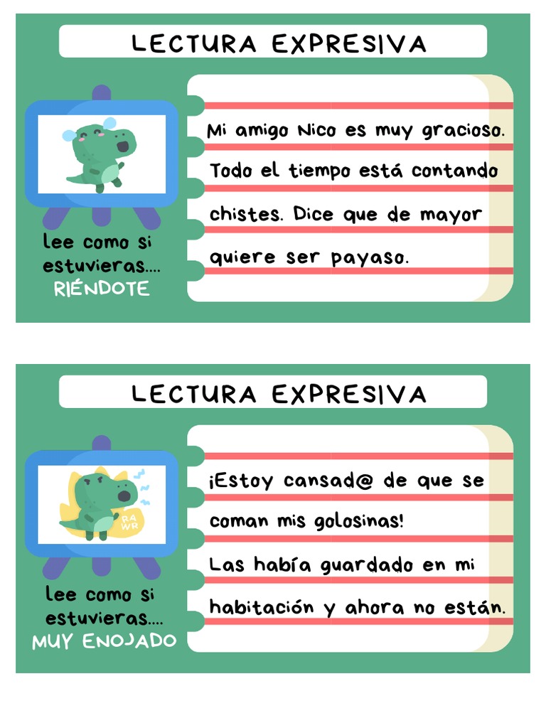 Textos Expresivos para Niños | PDF | Ocio