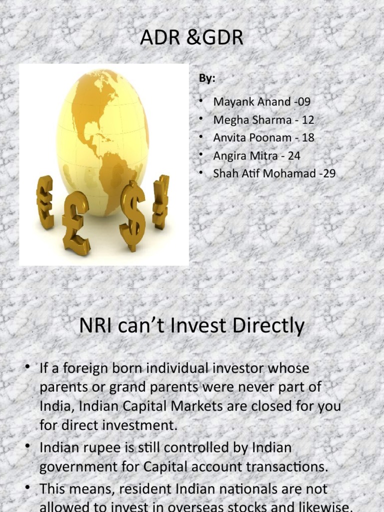 Adr GDR | PDF | American Depositary Receipt | Corporations