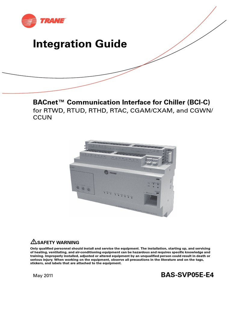 Integration Guide: Bacnet™ Communication Interface For Chiller (Bci-C) | PDF | Usb | Computer ...