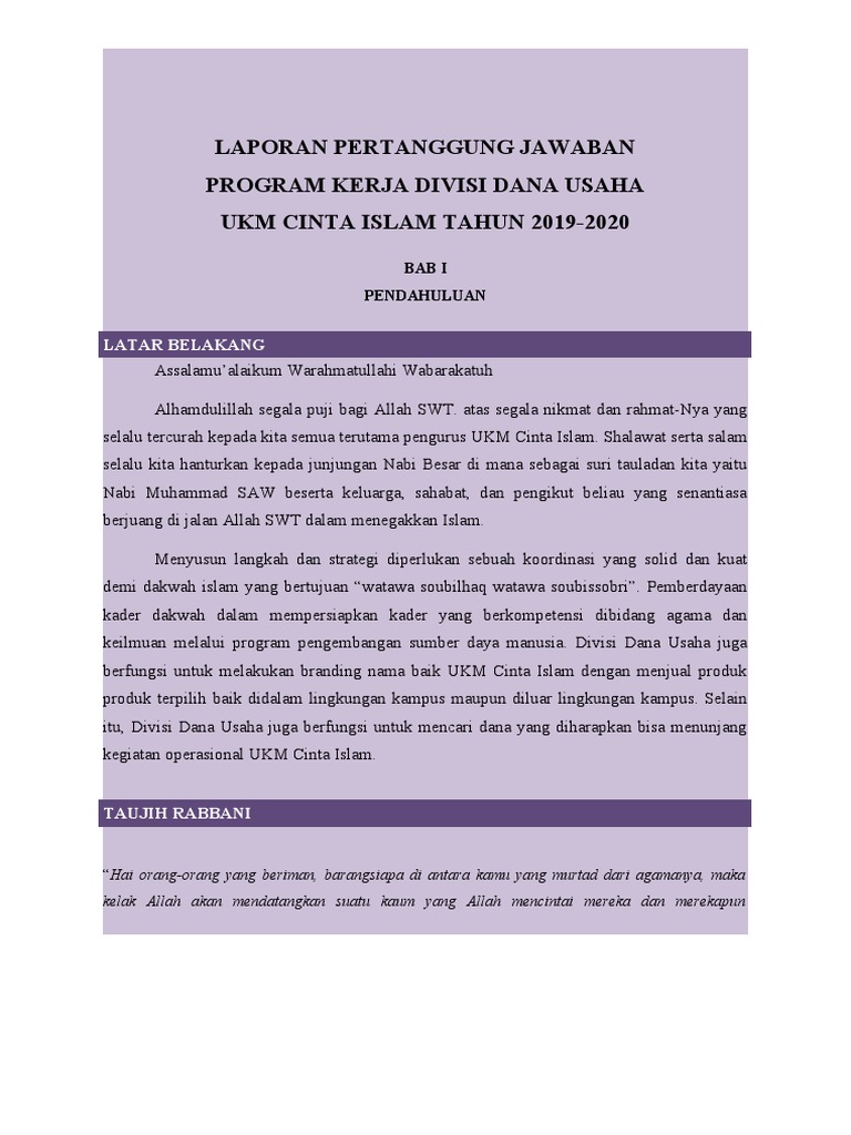 LPJ Danus 2019-2020 | PDF