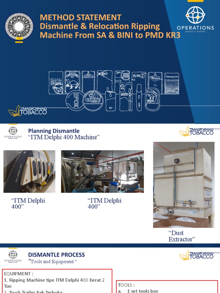 Method Statement | PDF | Industrial Equipment | Crane (Machine)