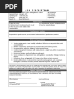 Job Description Acknowledgement | PDF