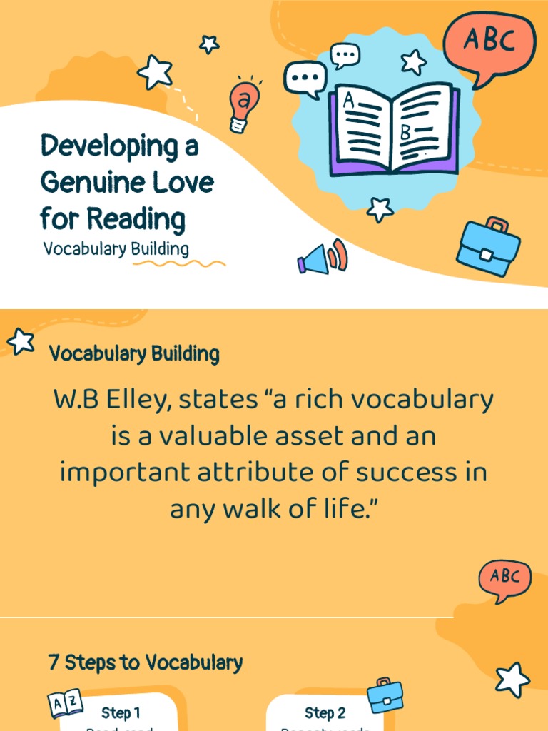 7 Steps to Enhance Vocabulary Skills | PDF | Language Arts & Discipline