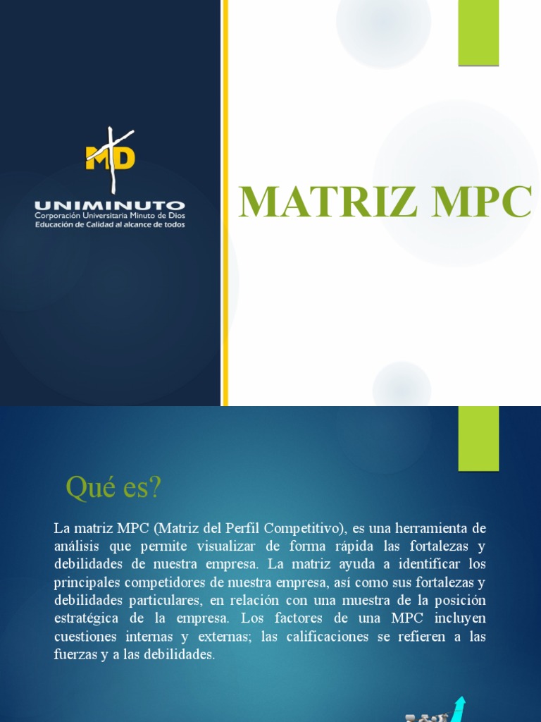 Matriz MPC: Análisis Competitivo Efectivo | PDF | Empresas | Matriz ...