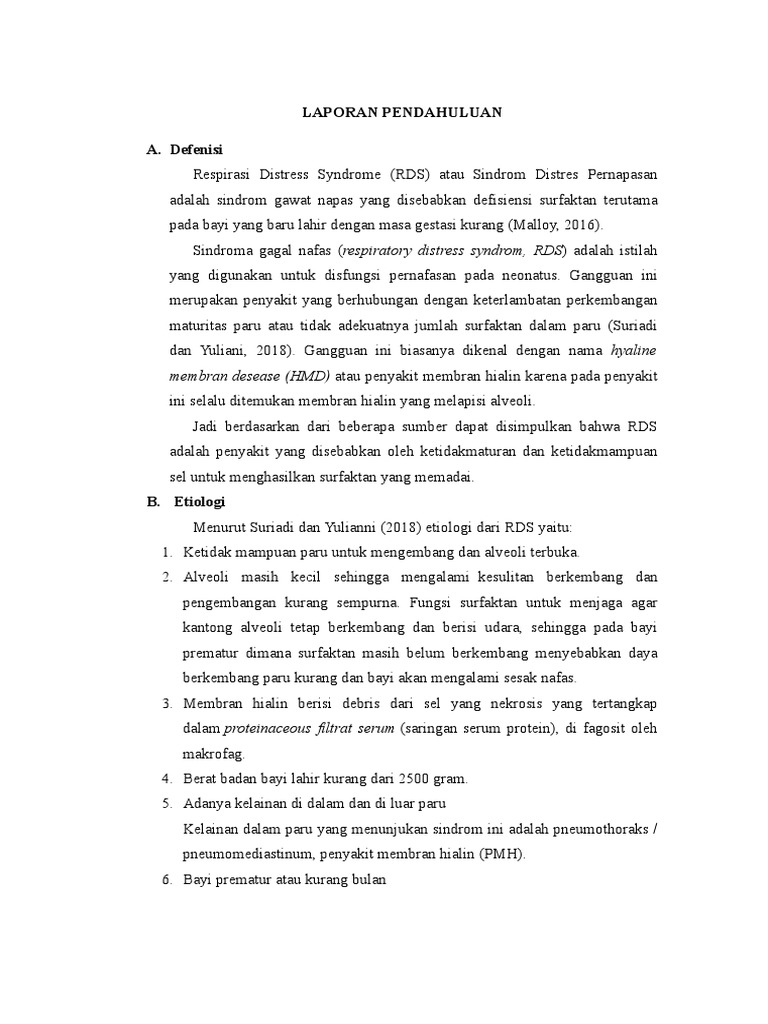 Laporan Pendahuluan KDP Ners | PDF