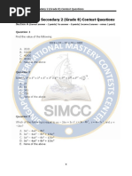 SASMO 2024 Paper Overview | PDF