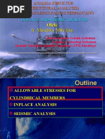 Primary Design of An Offshore Jacket Structure in English Channe | PDF ...