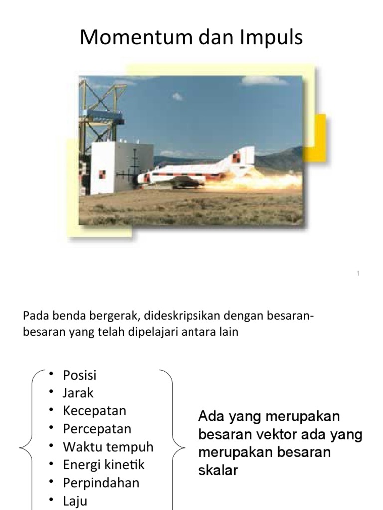 Fisika 1 - Momentum Dan Impuls - PPT | PDF