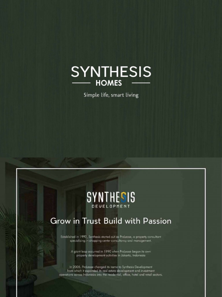 390799E-Brochure Synthesis Homes | PDF