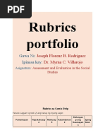 Dula-Dulaan Rubrics | PDF