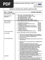 Chemical Spill Mock Drill Scenario | PDF | Emergency | Occupational ...