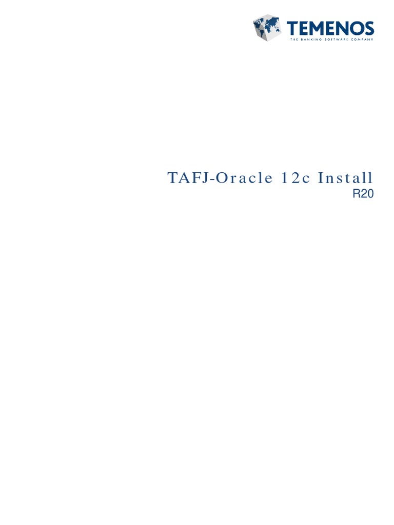 TAFJ-Oracle Install 12c | PDF | Data Management Software | Information ...