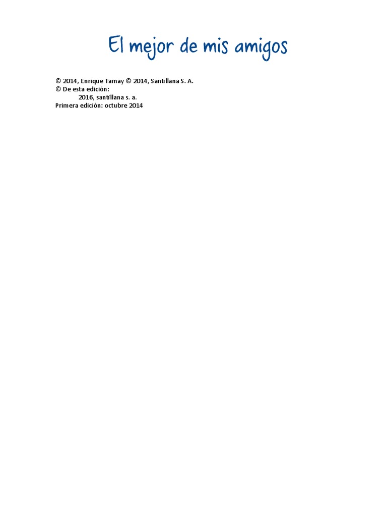 Obra El Mejor de Mis Amigos | PDF | Ángel guardian