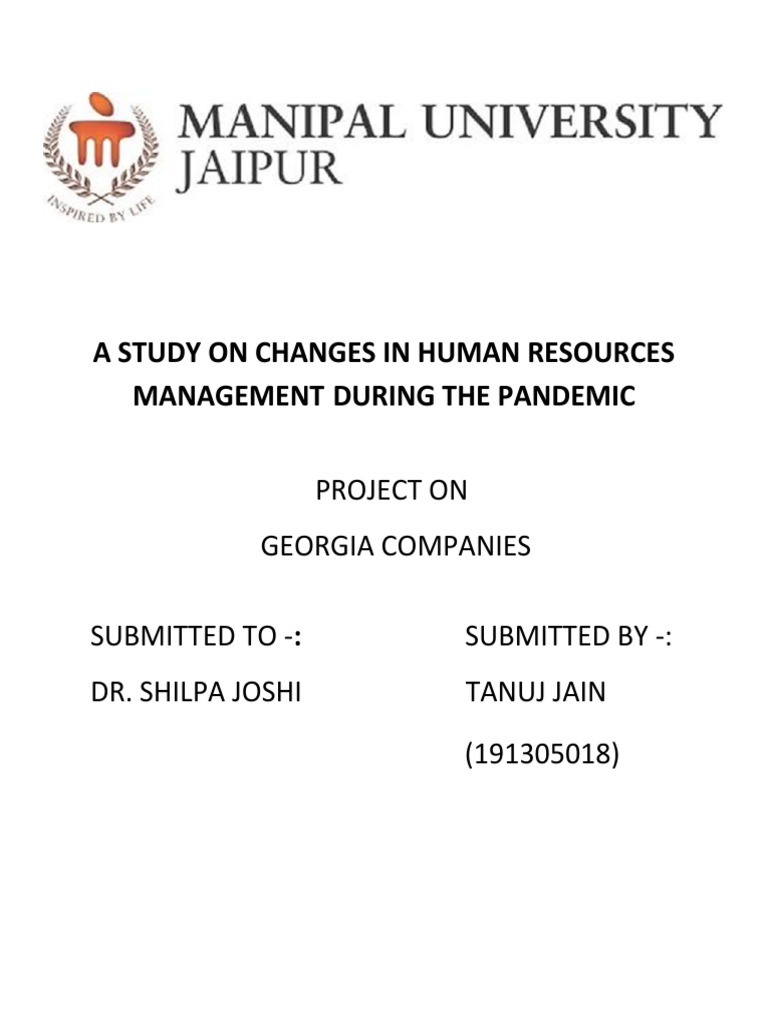 Project On HRM | PDF | Telecommuting | Human Resource Management