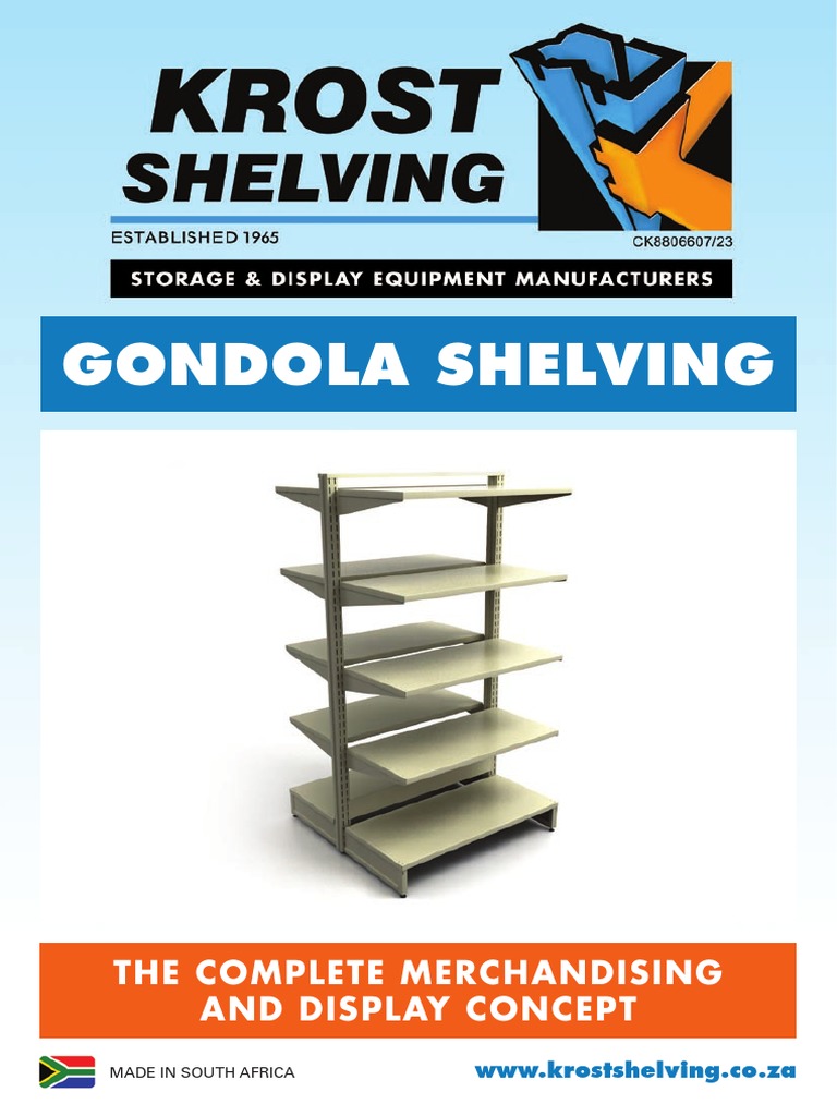 Gondola Shelving: The Complete Merchandising and Display Concept | PDF ...