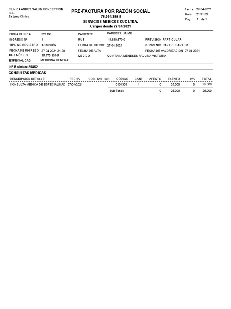 Boleta 1 | PDF | Finanzas y dinero | Derecho
