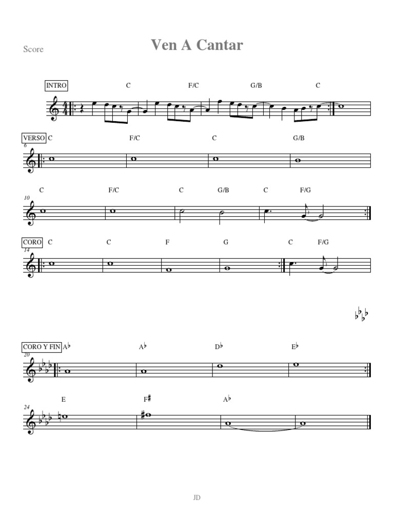 Ven A Cantar | PDF
