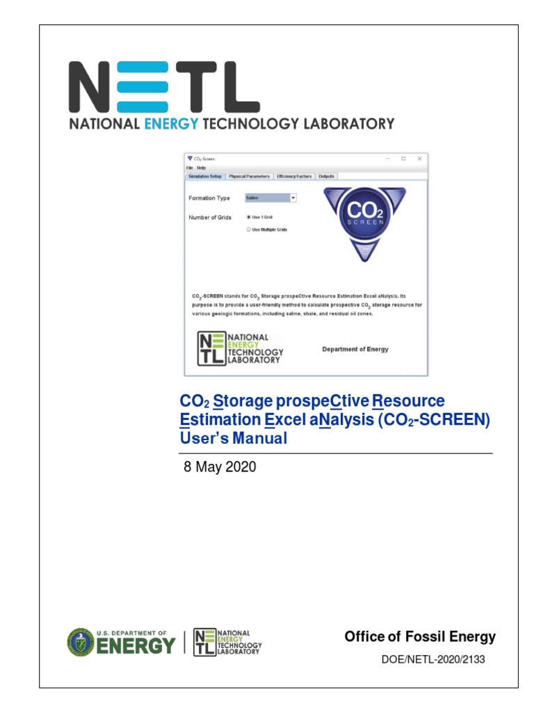 Co Storage Prospective Resource Estimation Excel Analysis (Co - Screen ...