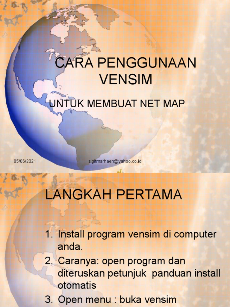 Cara Penggunaan Vensim | PDF