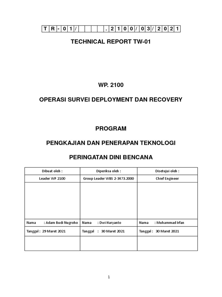 TR-WP 2100 TW01 | PDF