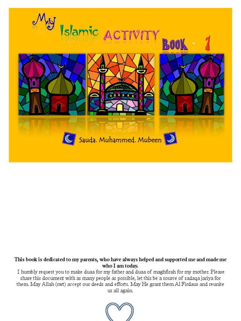 My Islamic Activity Book-1-1 | PDF | Ramadan | Hajj