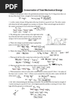 Kinetic Energy Practice Questions Answer Key | PDF | Kinetic Energy | Mass