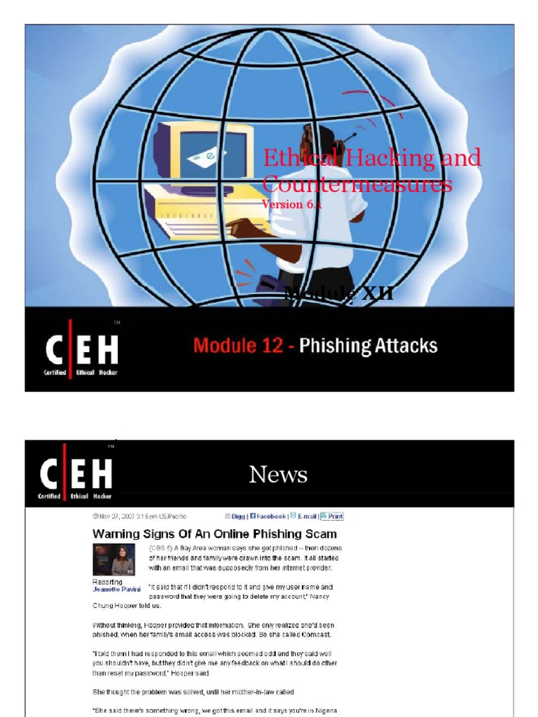 CEHv6.1 Module 12 Phishing Attacks | PDF | Phishing | Spyware