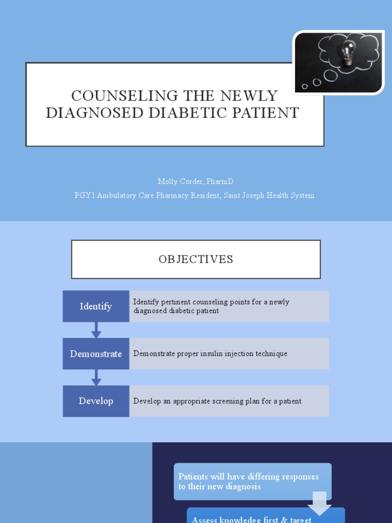 Counseling The Newly Diabetic Patient Final | PDF | Hypoglycemia ... Counseling The Newly Diabetic Patient Final | PDF | Hypoglycemia ...