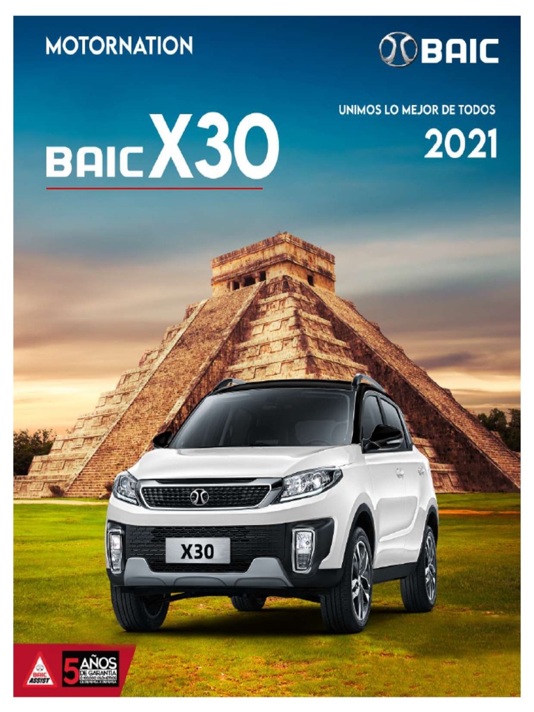 BAIC Ficha Técnica X30 2021 | PDF