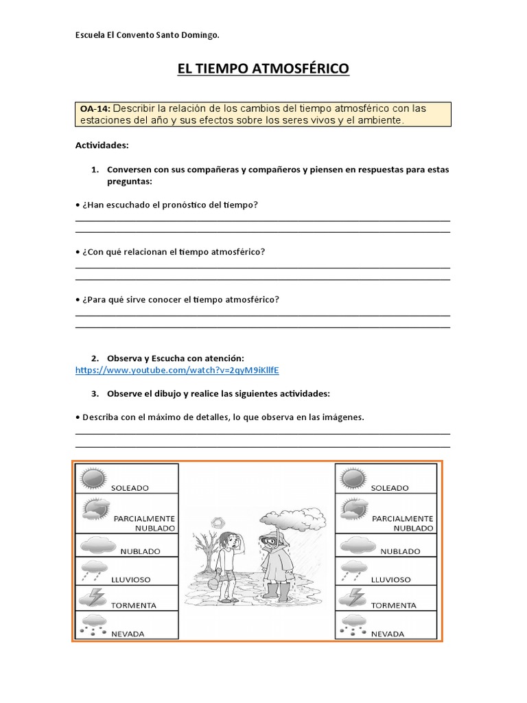 El Tiempo Atmosférico | PDF