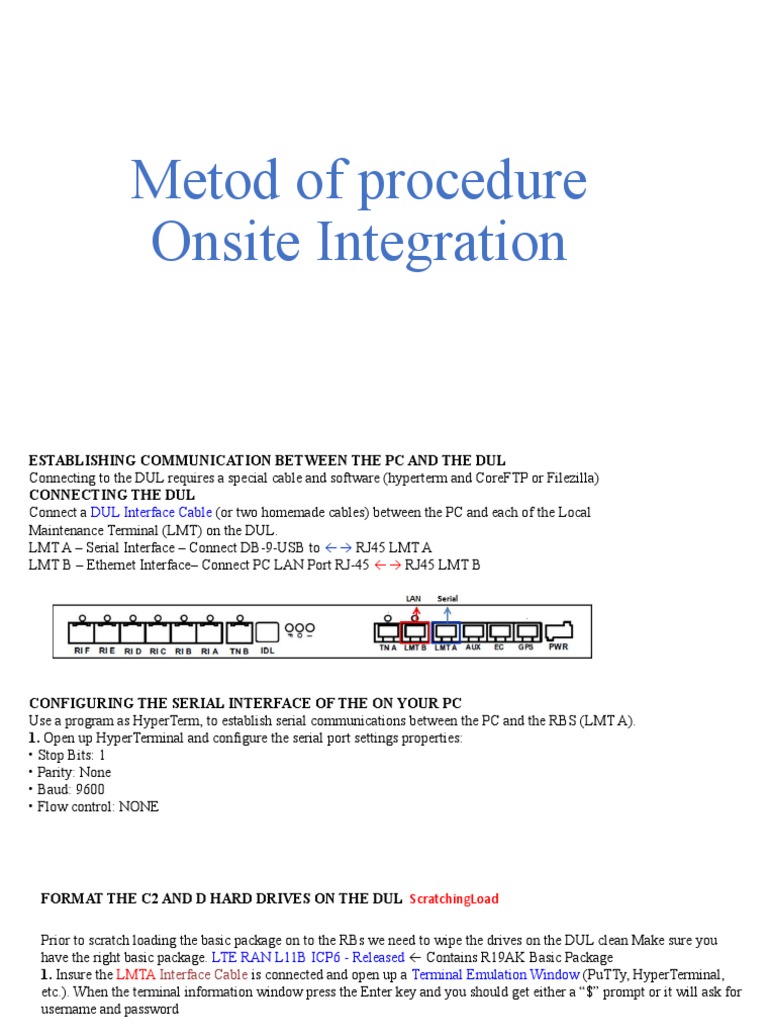 Ericsson MOP Integration Guide | Download Free PDF | File Transfer ...