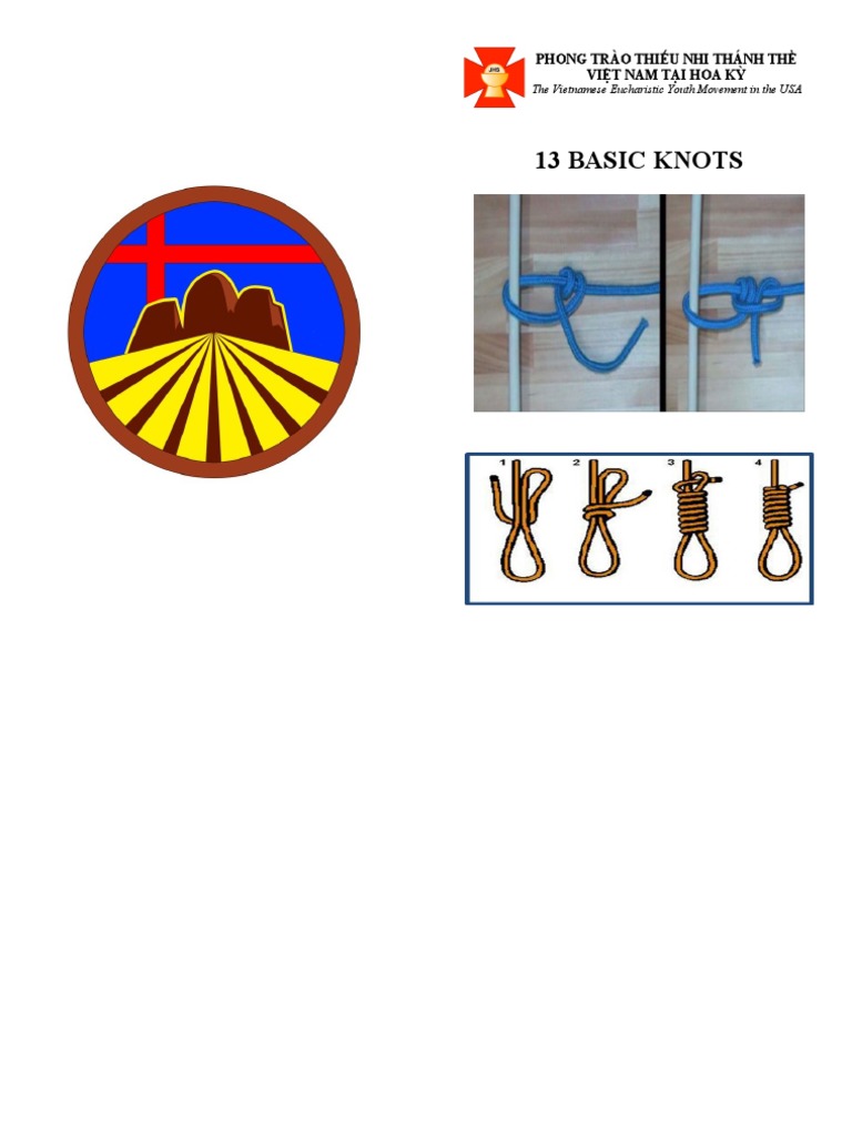Nut Day 13 Basic Knots | PDF | Knot | Rope