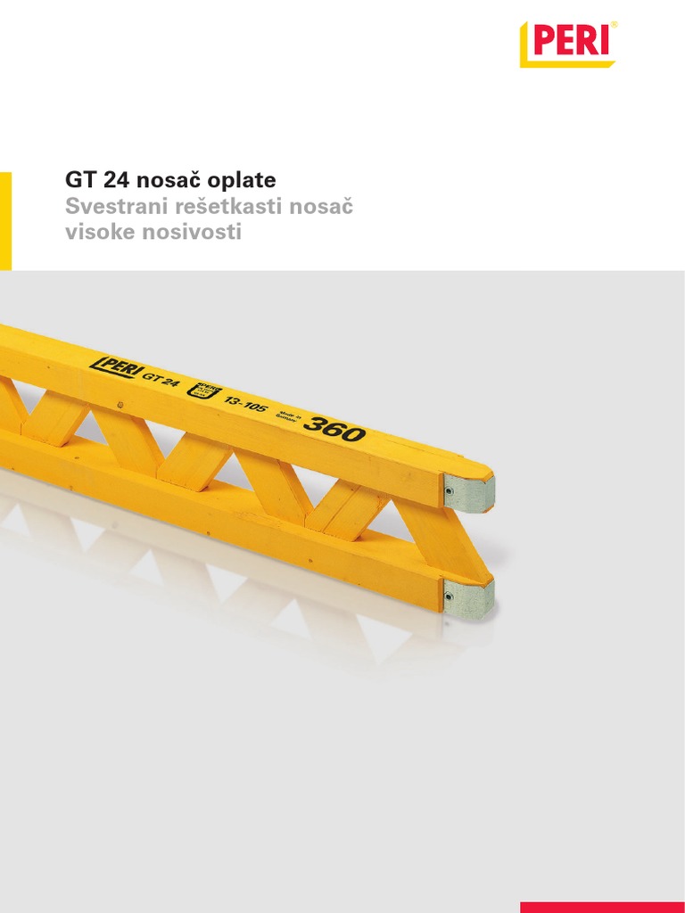 GT 24 Formwork Girder HR | PDF