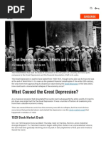 The Great Depression and Its Effects | PDF | Great Depression ...