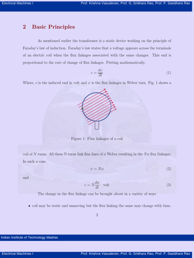 Electrical Transformers Basics Pdf Electromagnetic Induction Transformer