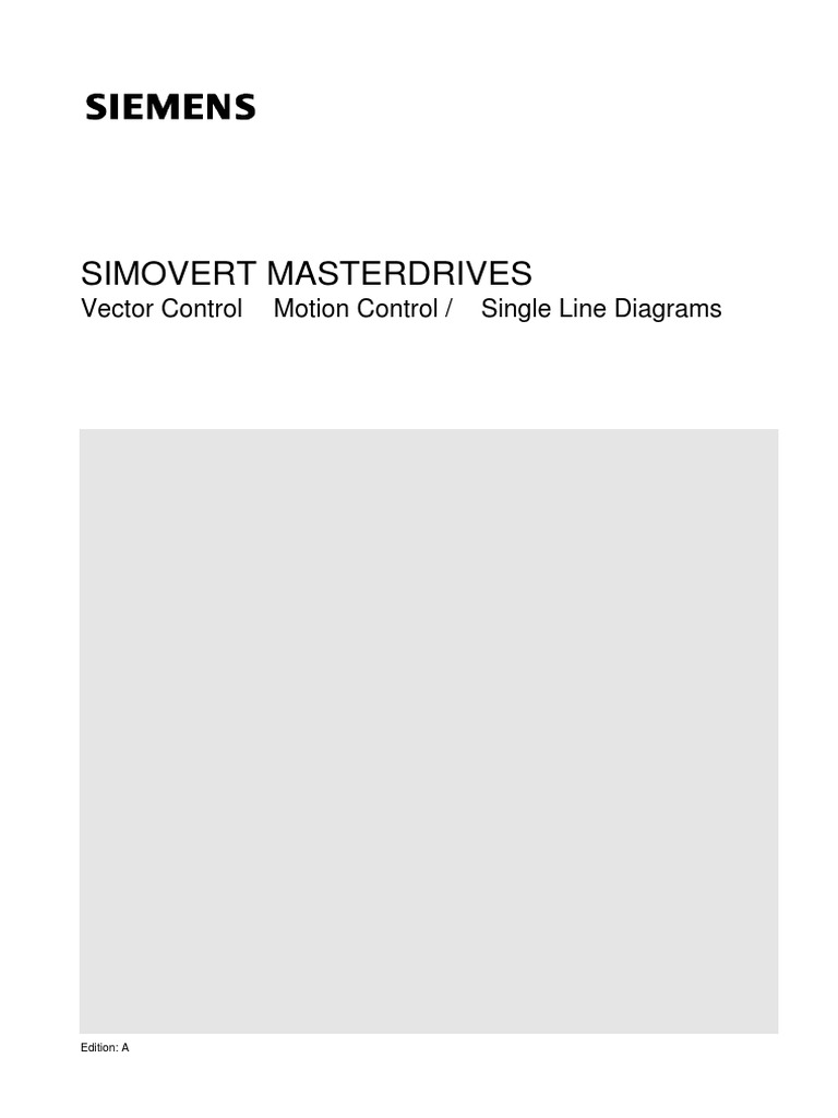 Simovert Masterdrives Function Diagrams | PDF | Power Inverter | Power ...