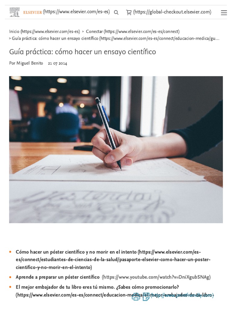 Guía Práctica - Cómo Hacer Un Ensayo Científico | PDF | Ensayos | Science