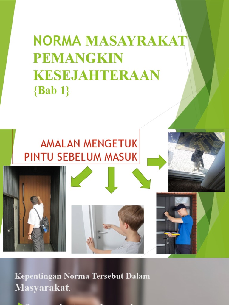 Amalan Mengetuk Pintu Sebelum Masuk | PDF
