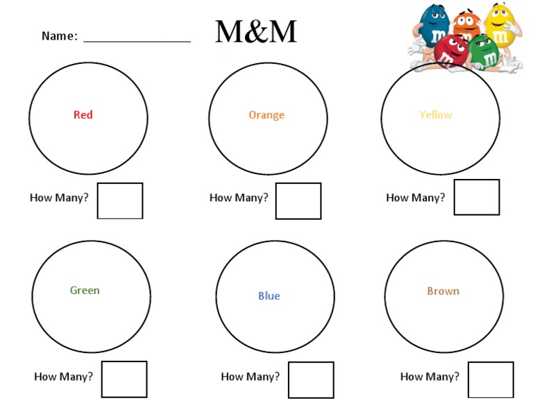 M&M Color Sorting Guide | PDF | Career & Growth | Wellness