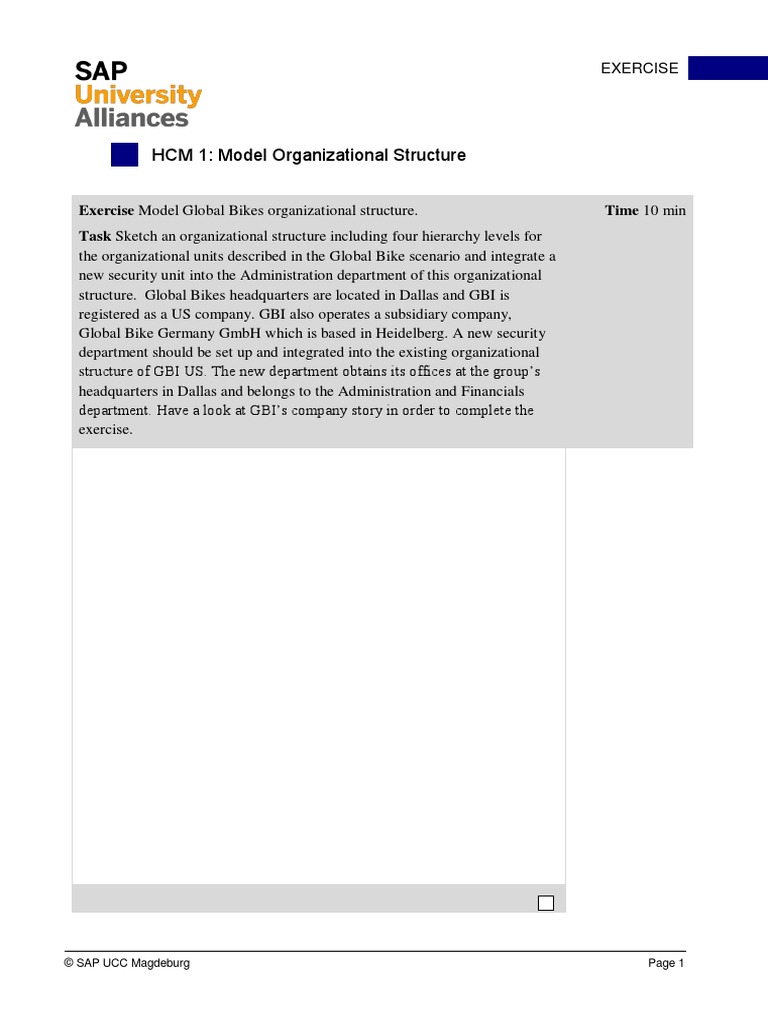 HCM 1: Model Organizational Structure | PDF | Icon (Computing) | Human ...
