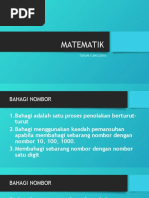 Matematik - Bahagi | PDF